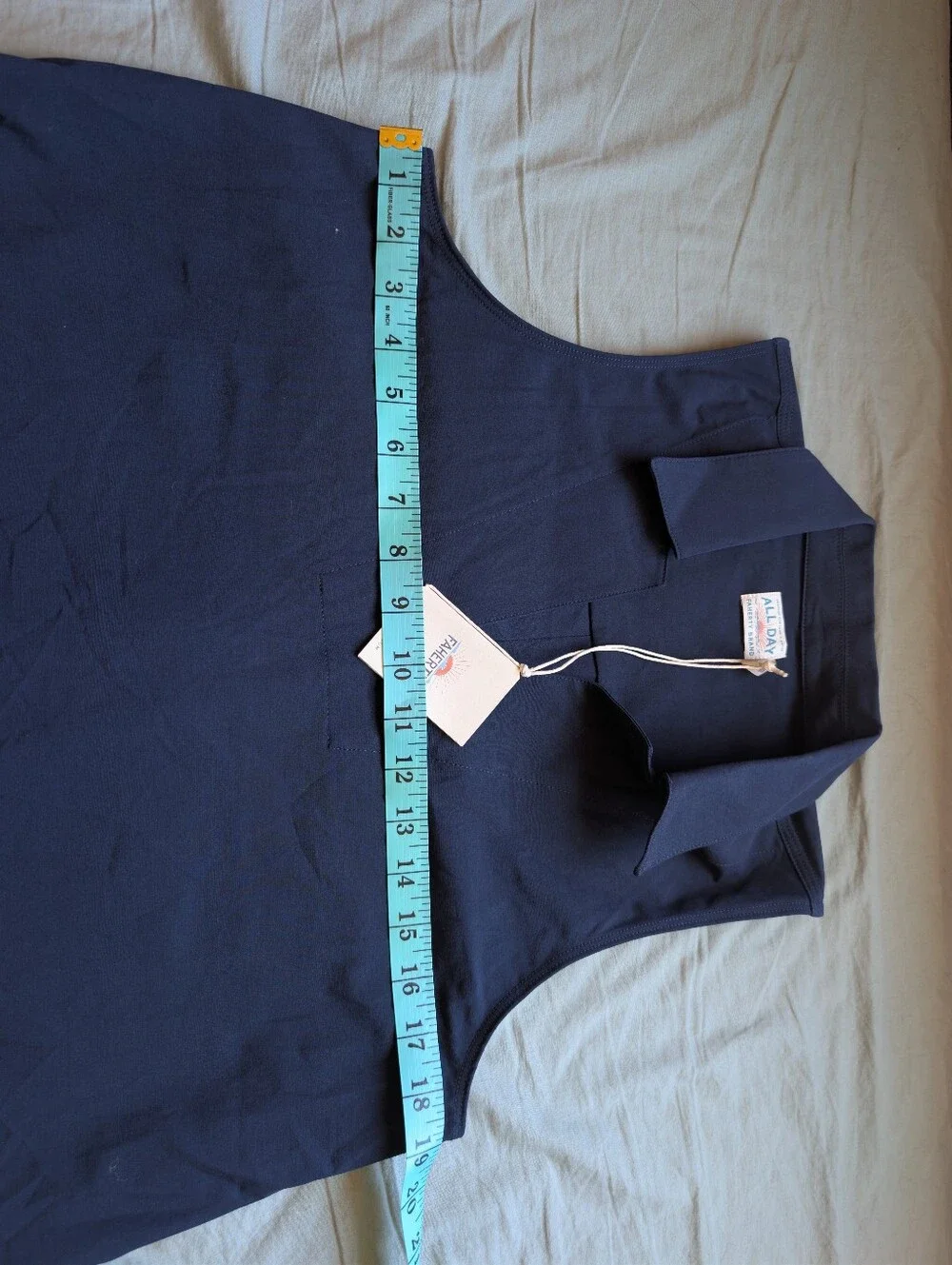 Faherty | Dresses | Nwt Faherty All Day Polo Mini Dress Small Navy ...